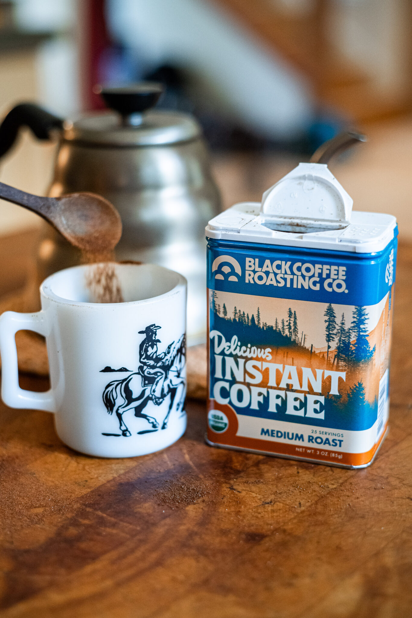 Delicious Organic Instant Coffee Tin - Black Coffee Roasting Company