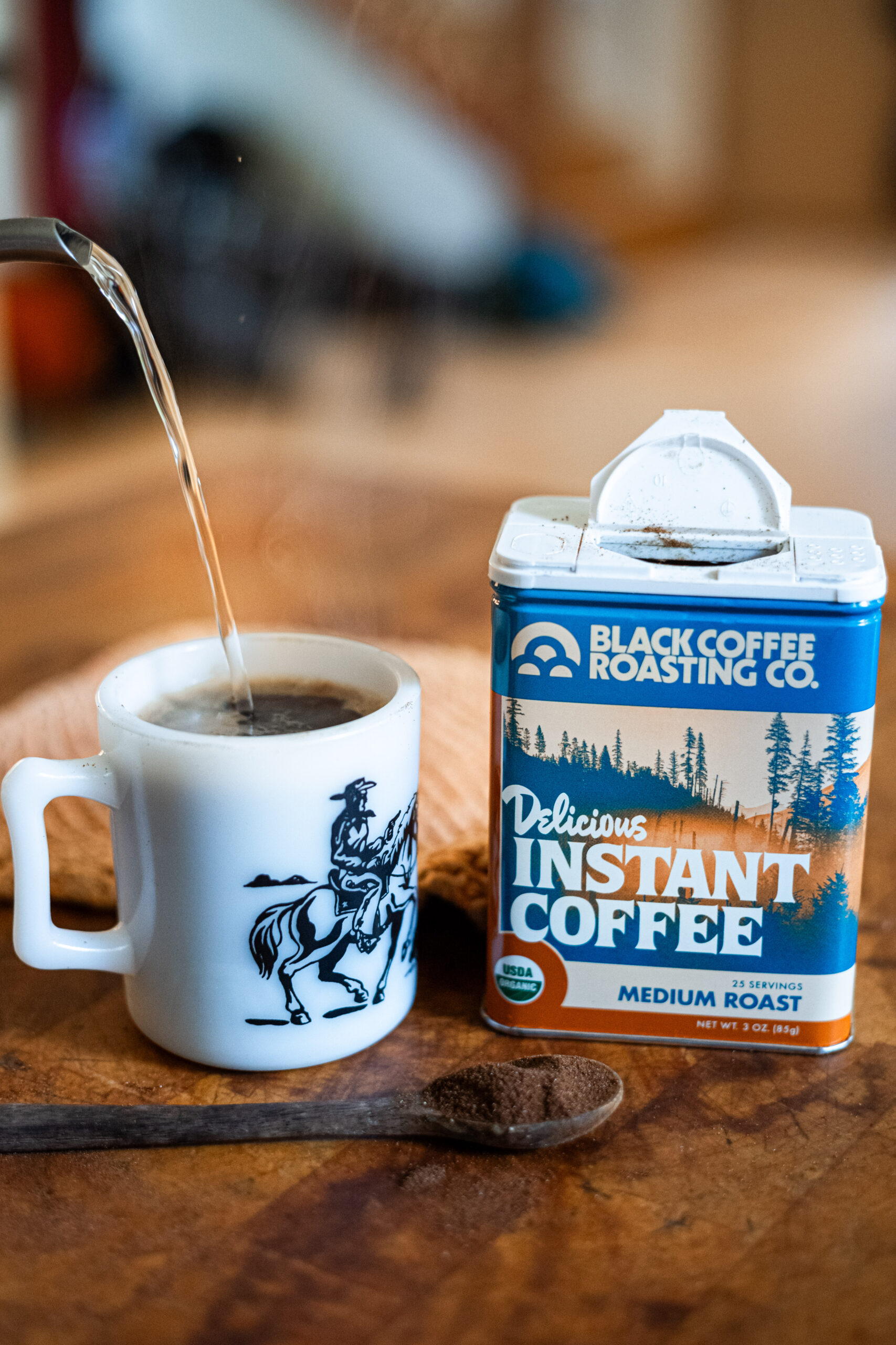 Delicious Organic Instant Coffee Tin - Black Coffee Roasting Company